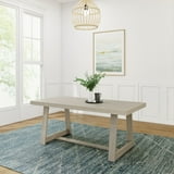 Plank+Beam 72 inch Solid Wood Farmhouse Dining Table, Long Rectangular ...
