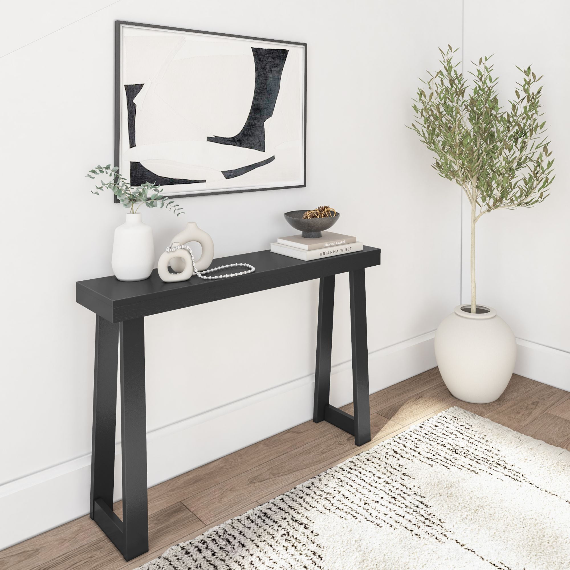 Thin entryway console store