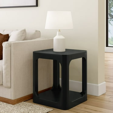 Plank+Beam Classic Square Side Table, Slim Side Table for Living Room ...