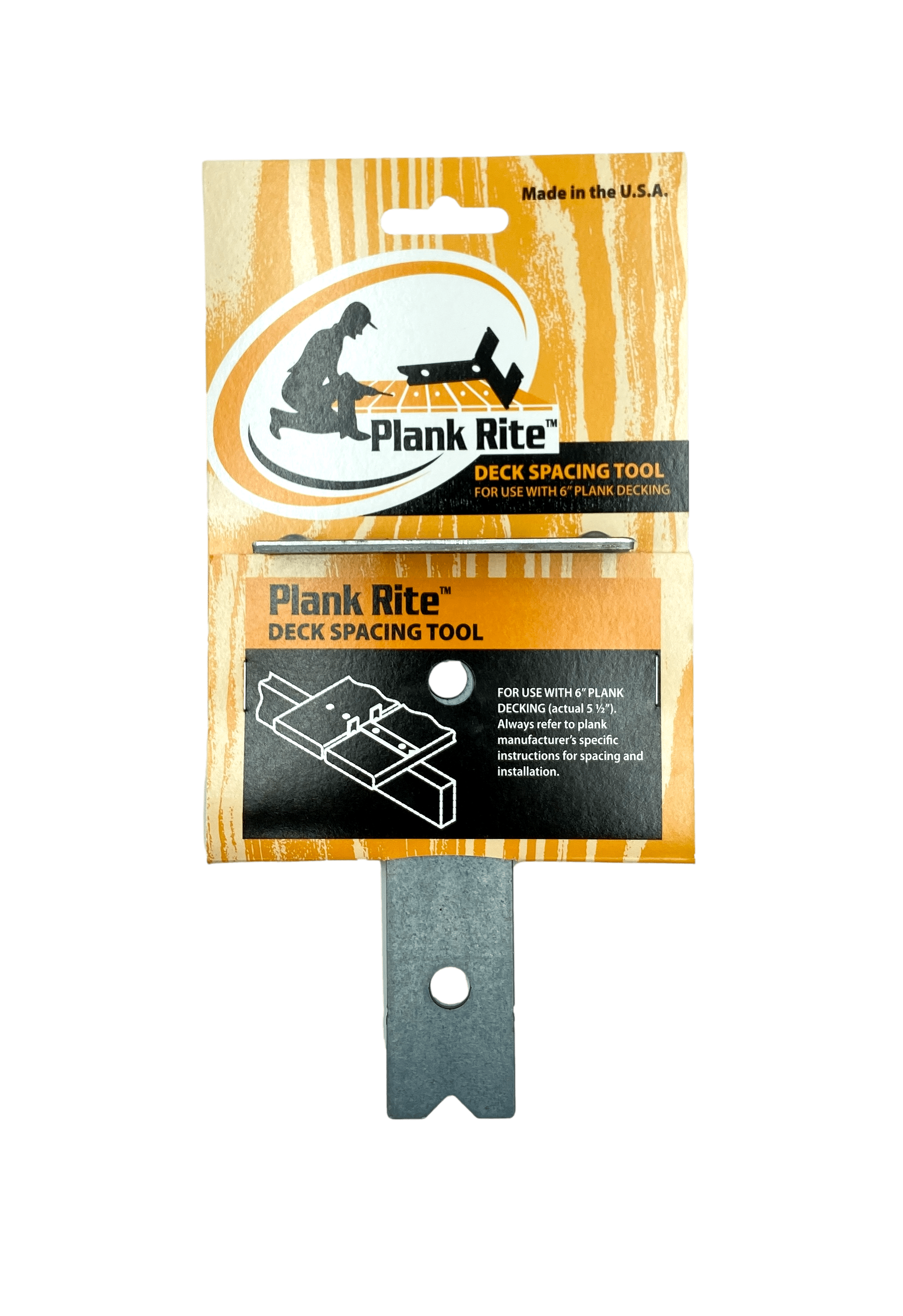 Plank Rite Steel Deck Spacing and Fastening Tool for Use with 5-1/2 ...
