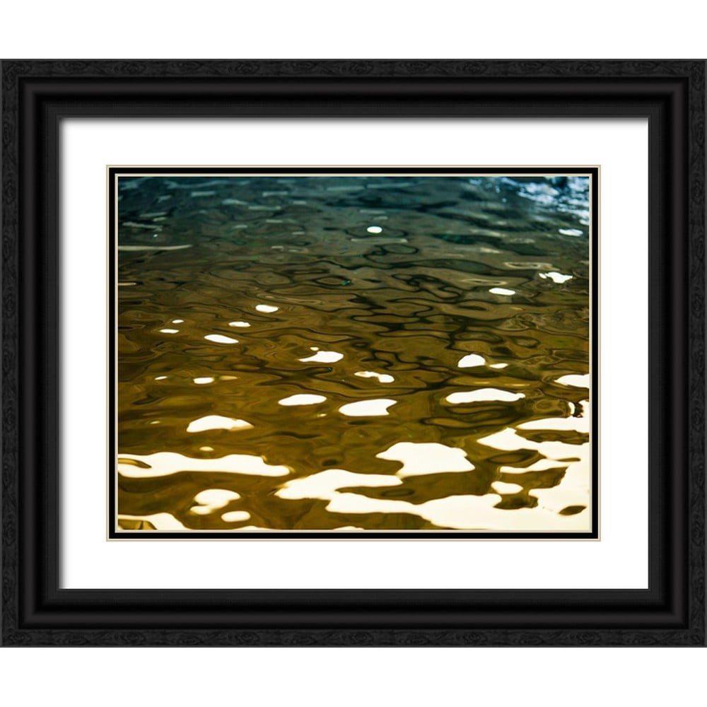 Plank, Savanah 14x12 Black Ornate Wood Framed with Double Matting ...