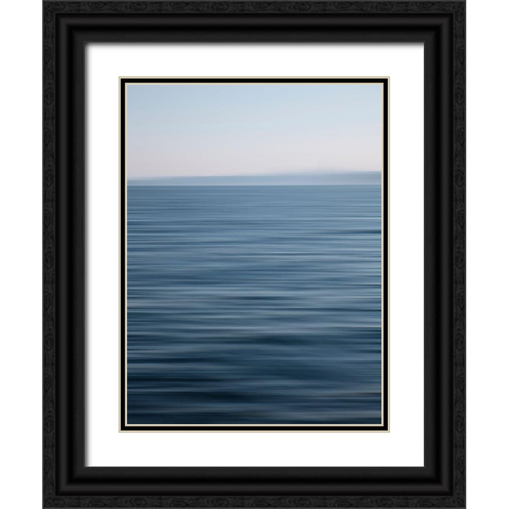 Plank, Savanah 15x18 Black Ornate Wood Framed with Double Matting ...