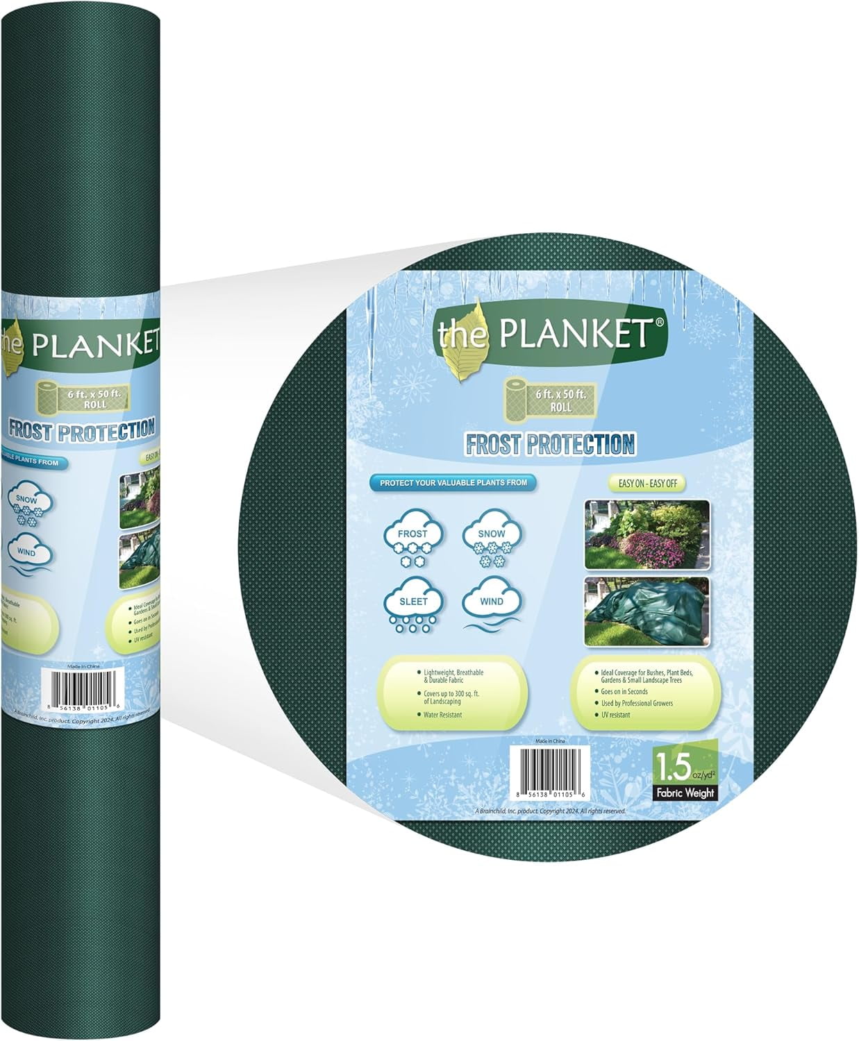 Planket Frost Protection Plant Cover, 6' x 50' (Dark Green) - Walmart.com