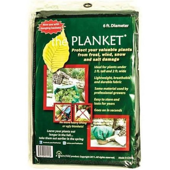 Planket Plant Frost Blanket and Protection Cover, 6 Ft Round - Walmart.com