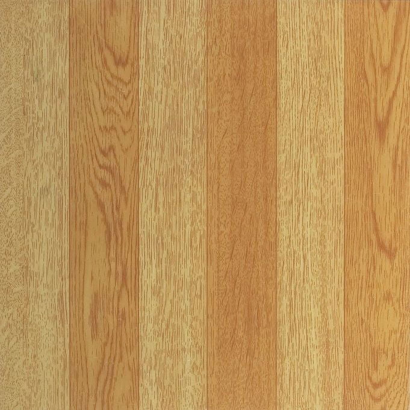 Planks Light Oak Vinyl Floor Tiles Self Stick Peek Flooring 12'' x 12 ...