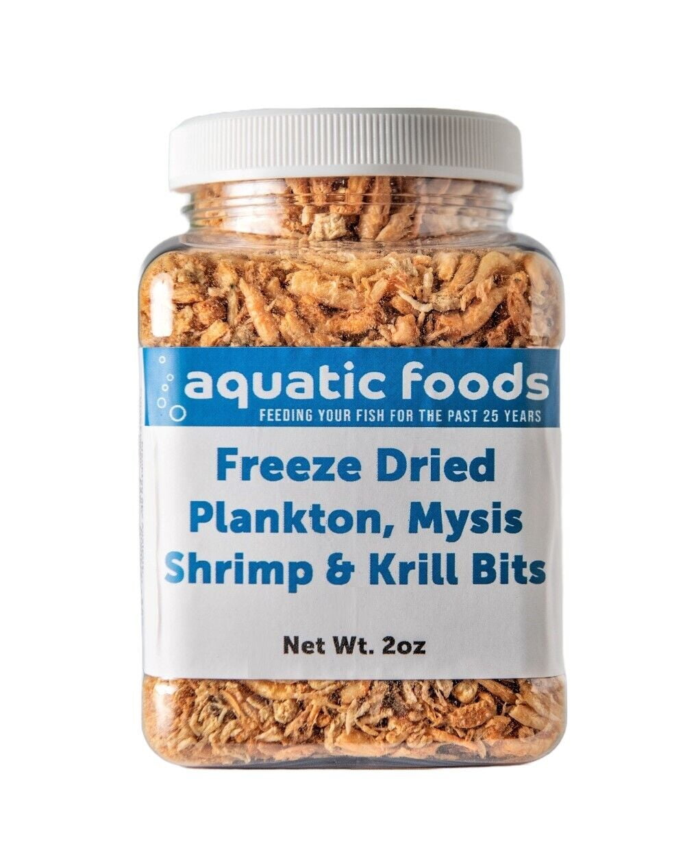Plankton, Mysis Shrimp & Arctic Krill Bits- Freeze Dried for for ...