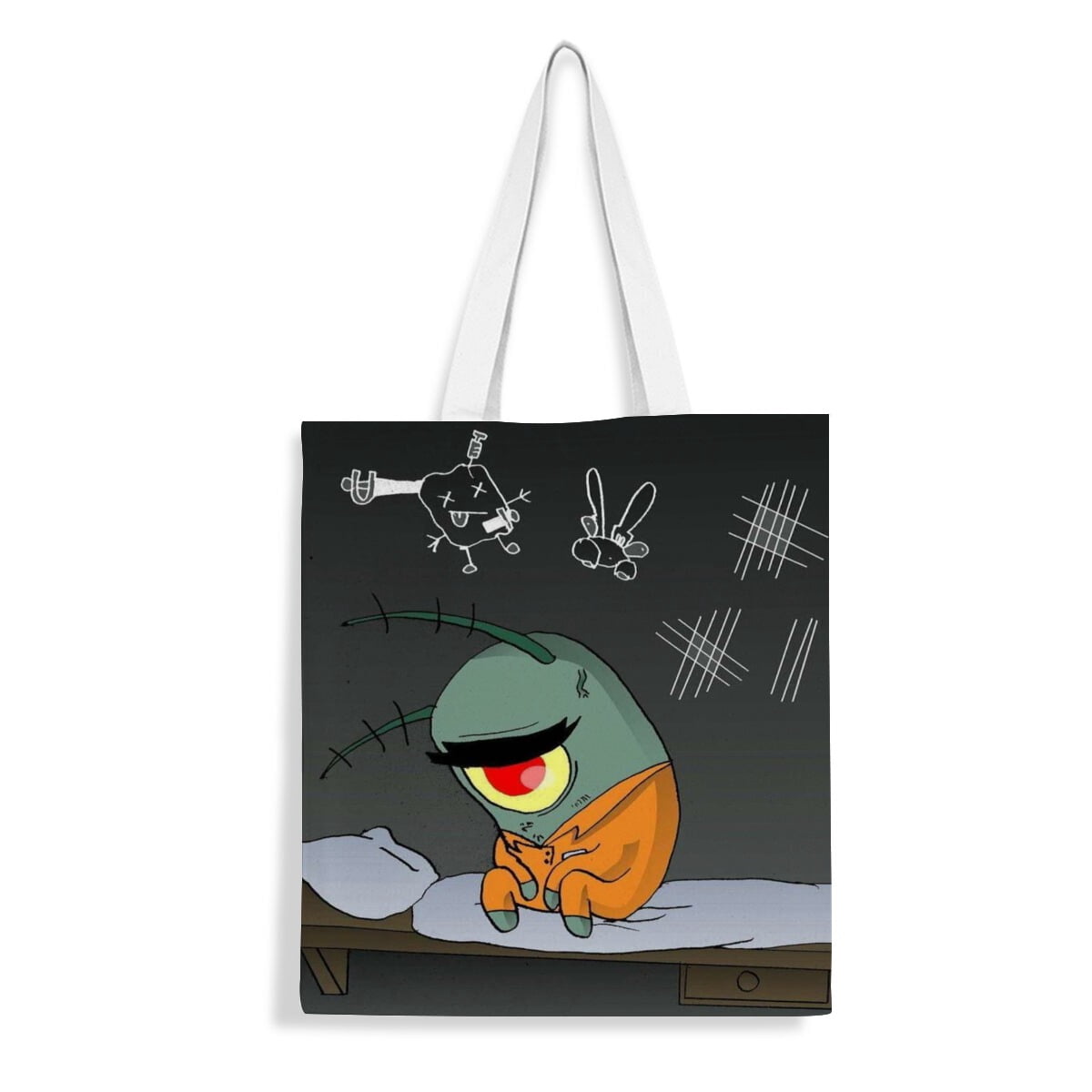 Plankton The Movie Tote Bag Fans Inspired Gift Lover Shoulder Bag ...