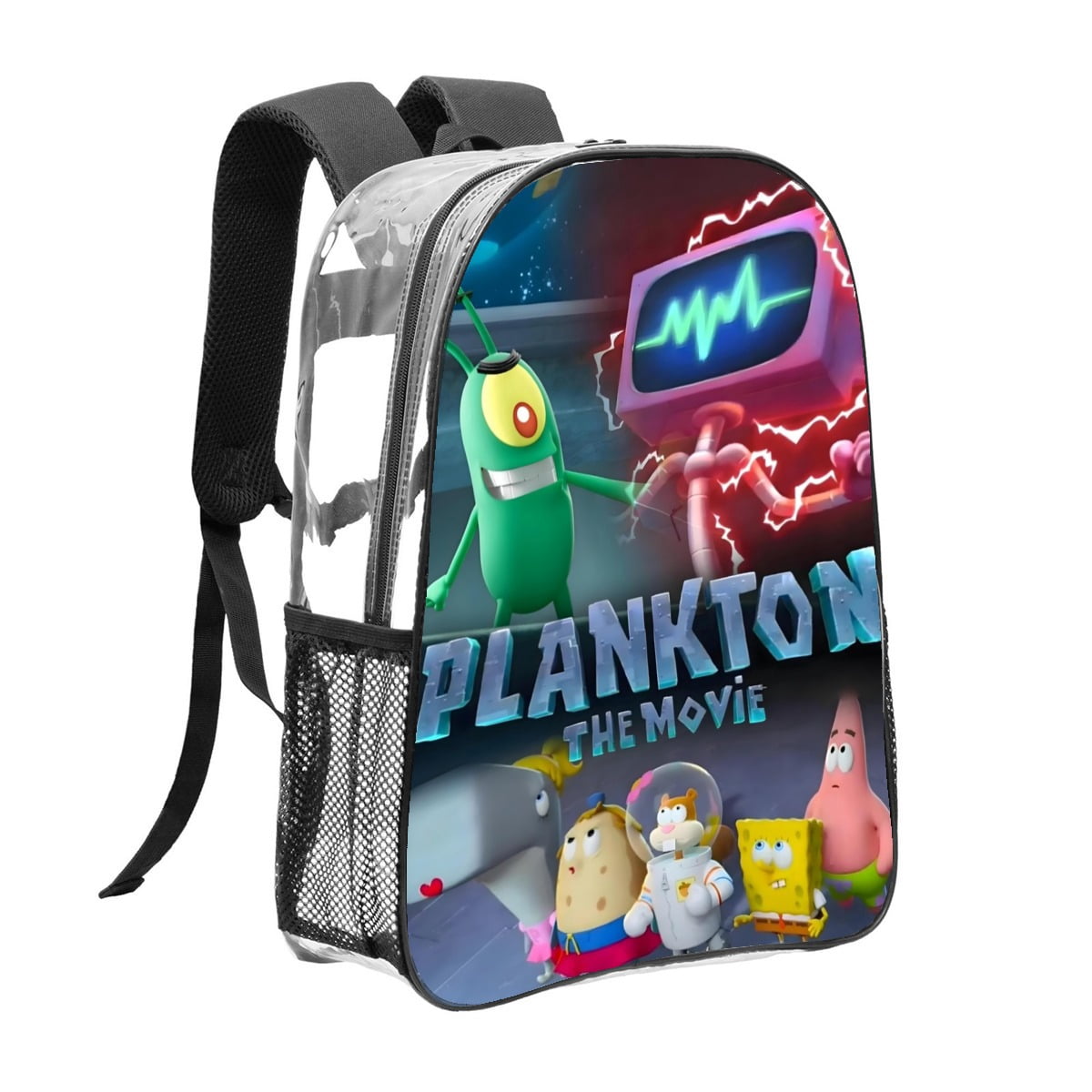 Plankton The Movie-theme Clear Backpack Heavy Duty Transparent Bag See ...