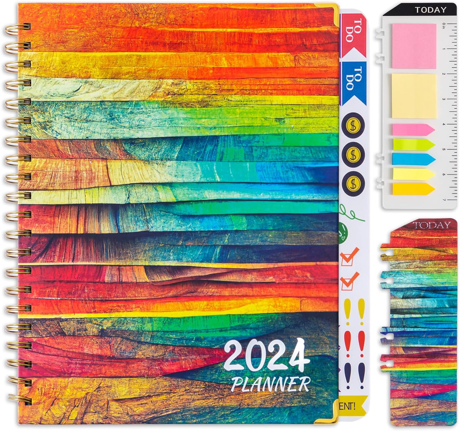 Planner 2024 Daily Weekly Monthly Teacher Planner, 8.5"x11", Academic ...