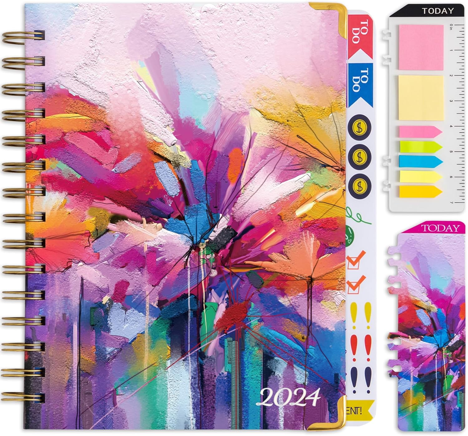 Planner 2024 Daily Weekly Monthly Teacher Planner, 8.5"x11", Academic ...
