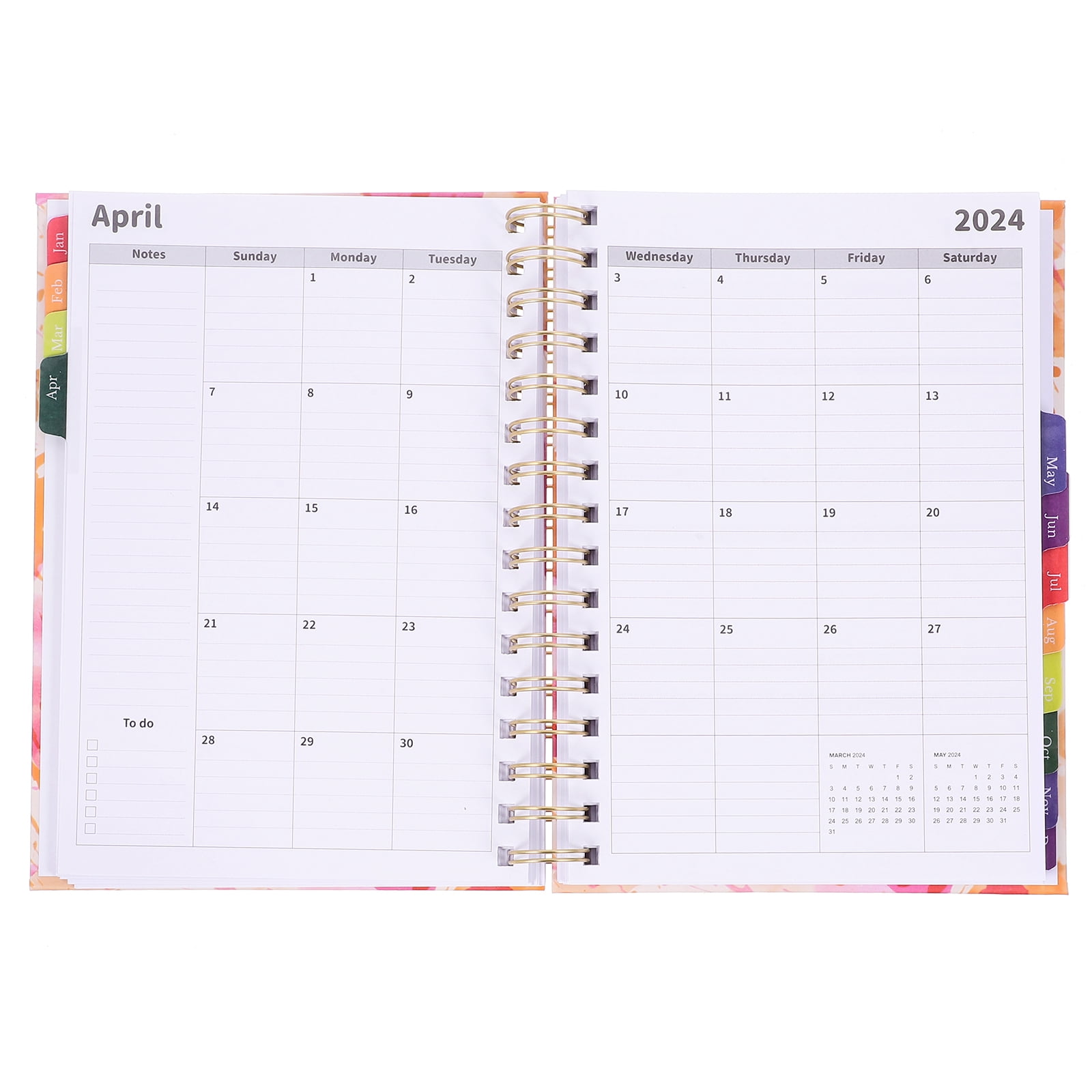 Planner 2024 Monthly Notebook Notepad Calendar Notebooks Calendars to ...