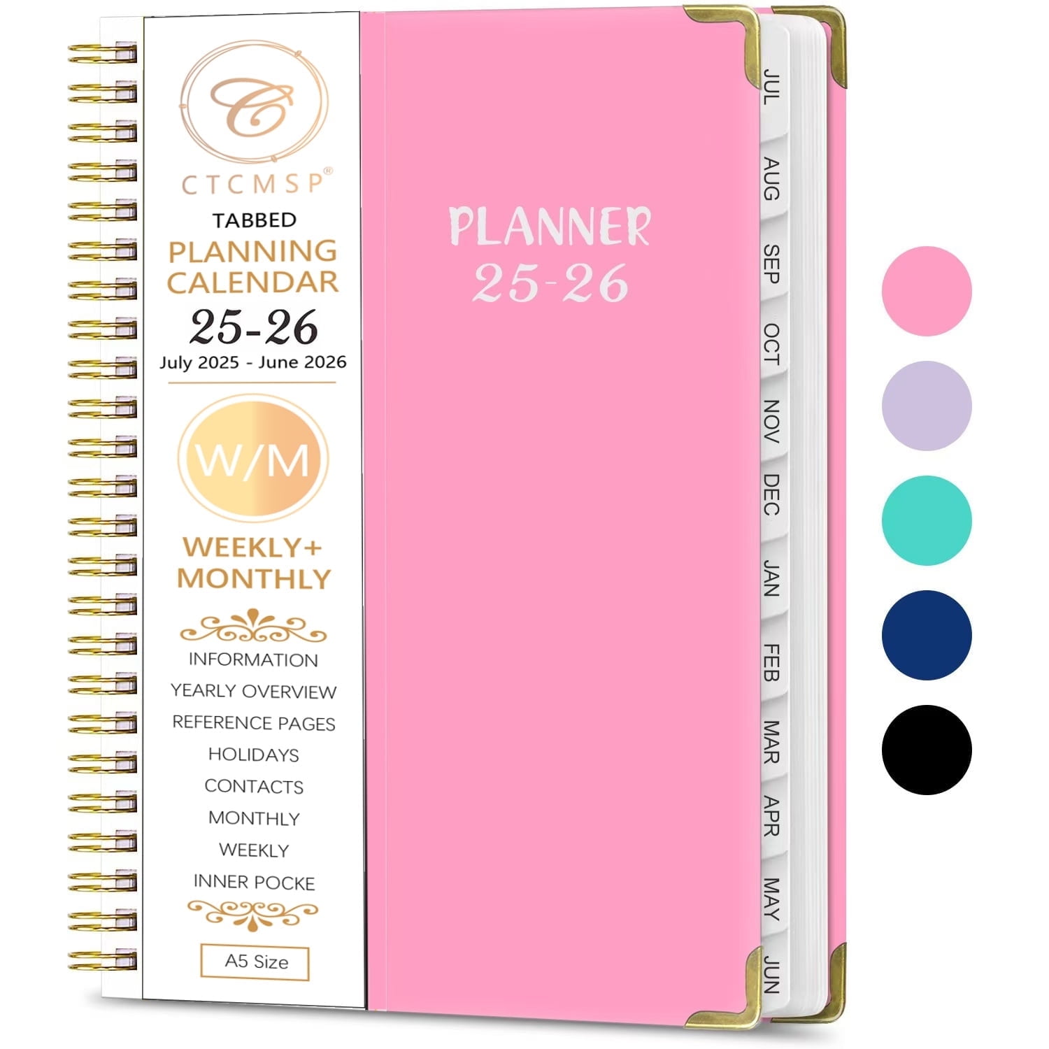 2025-2026 Planner Academic Planner Calendar Notebook(Jul.2025-Jun.2026 ...