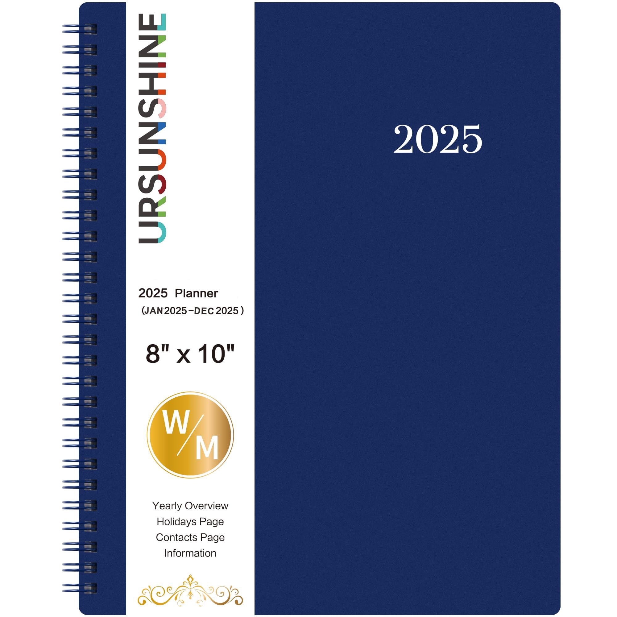 Planner 2025 - Weekly & Monthly 2025 Planner with Printed Tabs, Jan ...