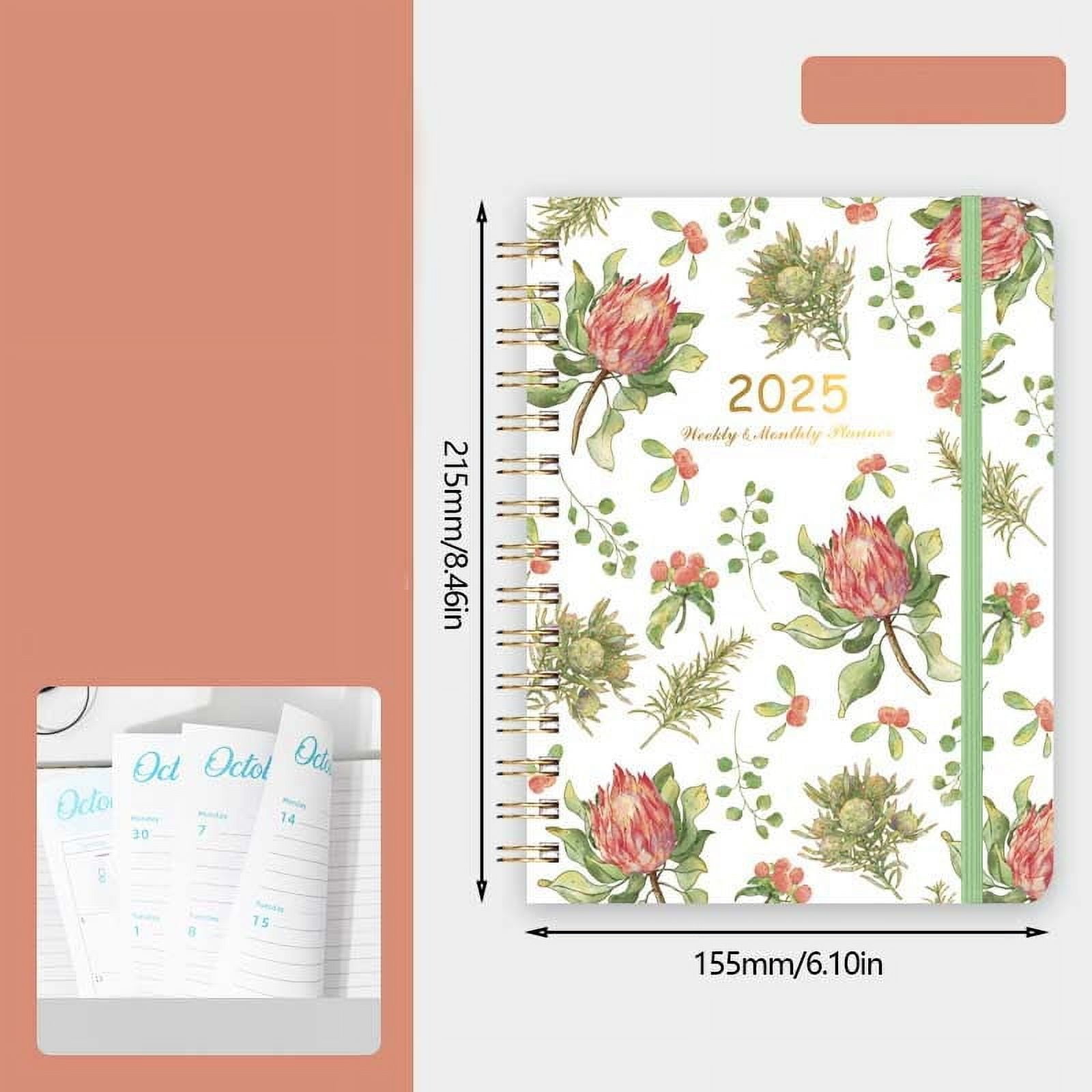 Planner, Agenda, 2025 A5 Schedule Book with Separating Pages, Monthly ...