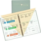 Planner Pad Spiral Bound 3-Tier Funnel Down 12 Month Organizer, July ...