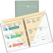 Planner Pad Spiral Bound 3-Tier Funnel Down 12 Month Organizer, July ...