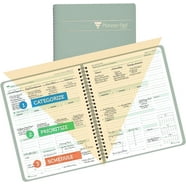 Planner Pad Spiral Bound 3-Tier Funnel Down 12 Month Organizer, July ...