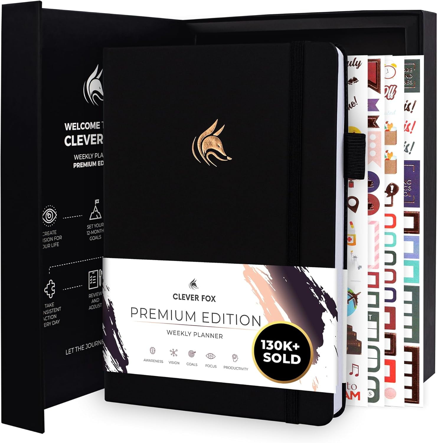 Planner Premium Edition – Undated Luxurious Weekly & Monthly Planner to ...