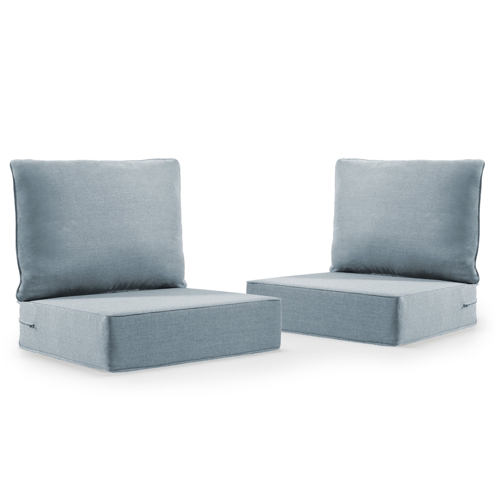 Planntonneo Outdoor Wicker Furniture Cushion Set, 24 x 22 x 6 Thicken ...