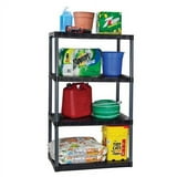 Plano 4-Tier Shelving Unit - Free Standing Shelf Heavy Duty - Walmart.com