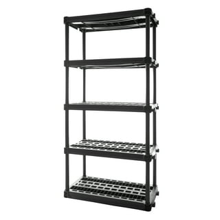 36" Deep x 36" Wide x 69" High 6 Tier Black Wire Shelf Truck with 1200 ...