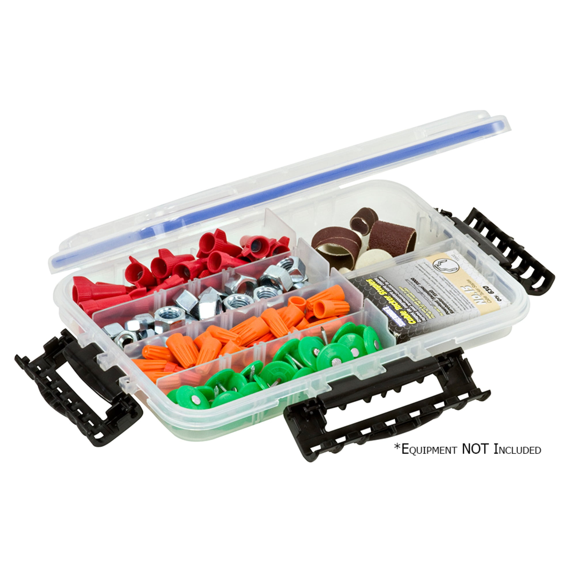 Plano Compartment Box,Cam Action,Clr,1 3/4 in 364010 - Walmart.com