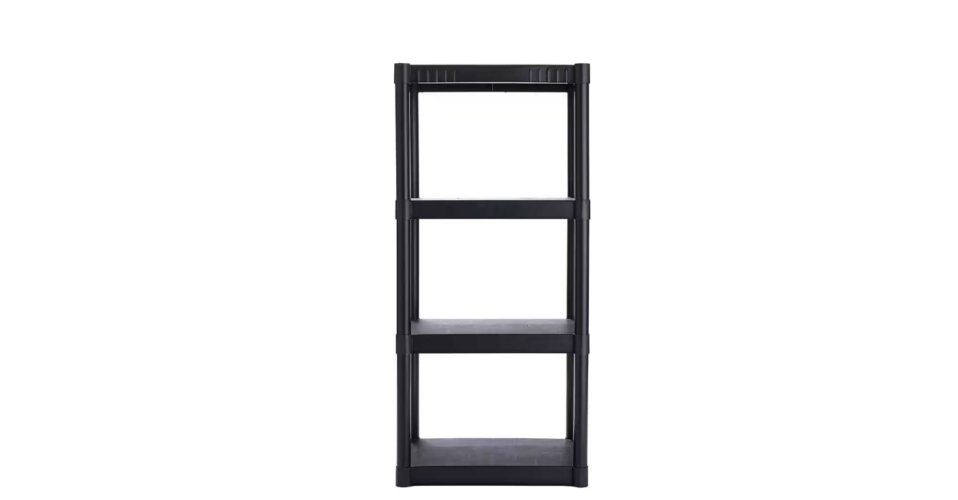 Plano Freestanding Plastic Shelving, Open Style, 14 in D, 22 in W, 48 ...