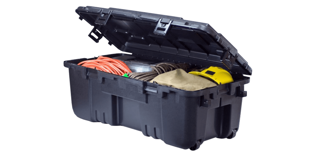 Plano Heavy Duty Rolling Storage Trunk with Wheels and Latches, 108 ...