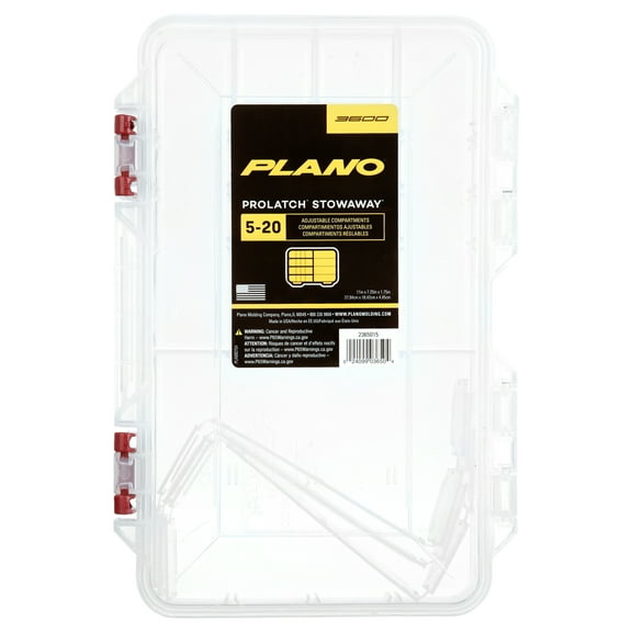 Plano Double-Sided StowAway 3400 Tackle Organizer, 6.25”L x 3.88”W x 2 ...