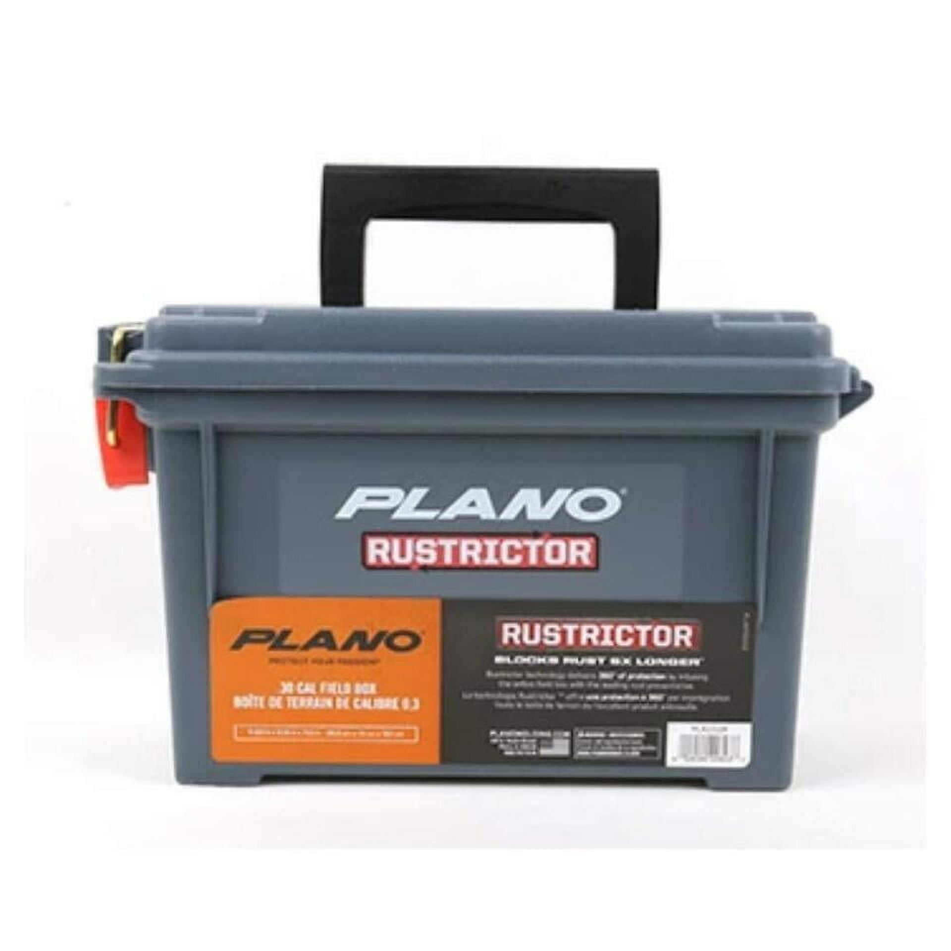 Plano Rustrictor Field Ammo Box .30 Caliber, Gray, All-Weather & Anti ...