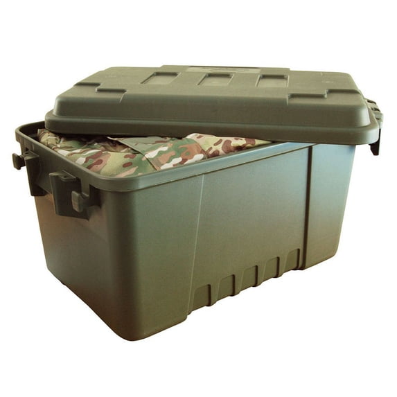 Plano Sportsman Trunk, 56-Quart, OD Green, Lockable Storage Box ...