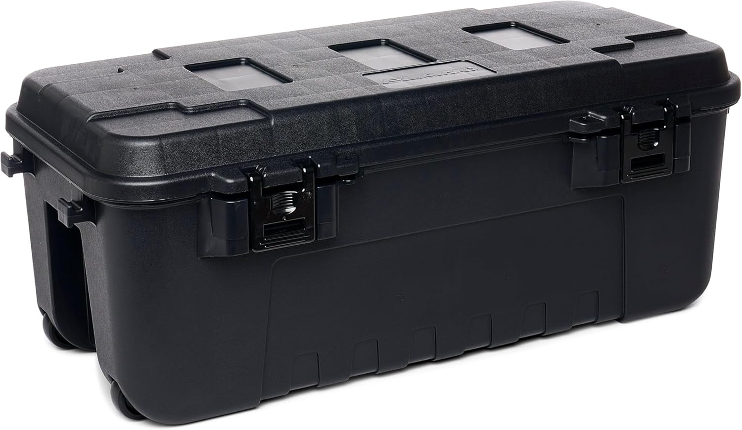 Sportsman Trunk with Wheels, Black, 108-Quart, Lockable Storage Box ...