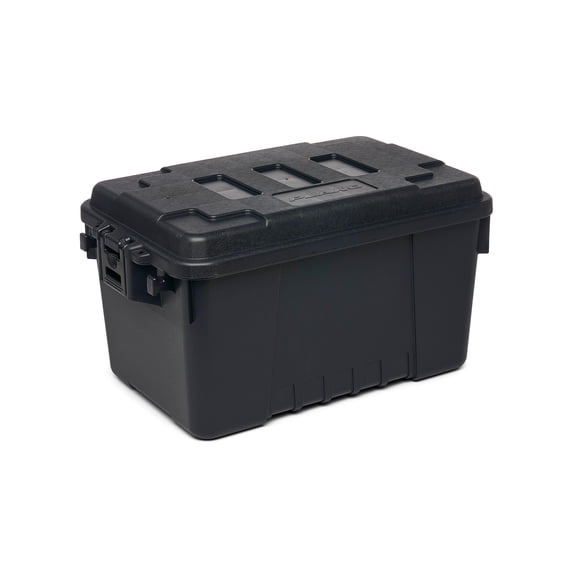 Plano Sportsman's Trunk, Black, 14-Gallon Lockable Storage Box ...