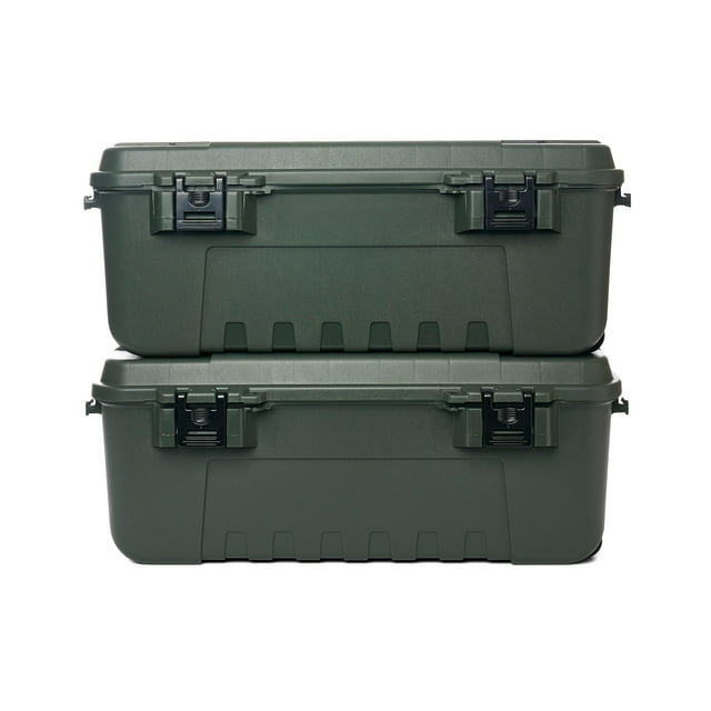 Plano Sportsman's Trunk, Large 2 Pack, Olive Drab, Lockable Storage Box ...