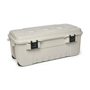 Plano's Heavy-Duty Rolling Plastic Storage Trunk, XLarge 108-Quart ...