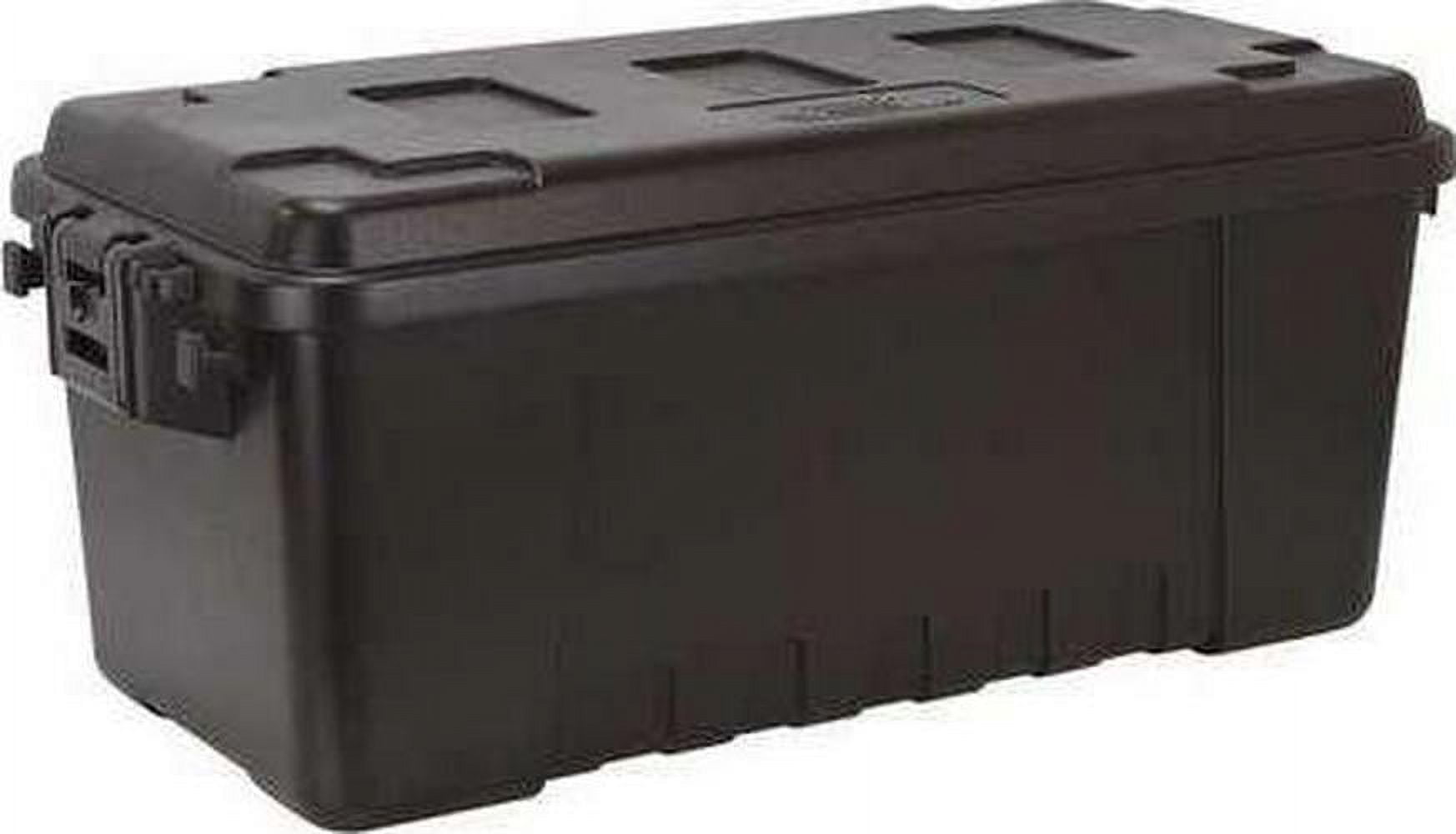 Plano Storage Trunk, Black, Plastic, 14 1/4 in L, 30 in W, 12 3/4 in H ...