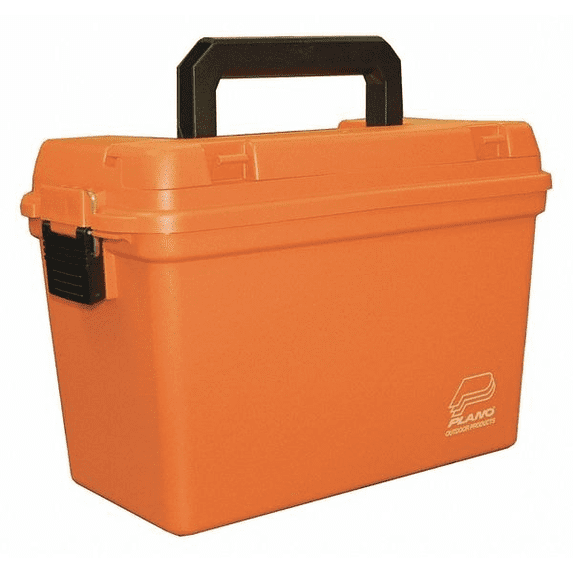 Plano Tool Fishing Tackle Box 15in Orange Plastic Emergency Supply ...