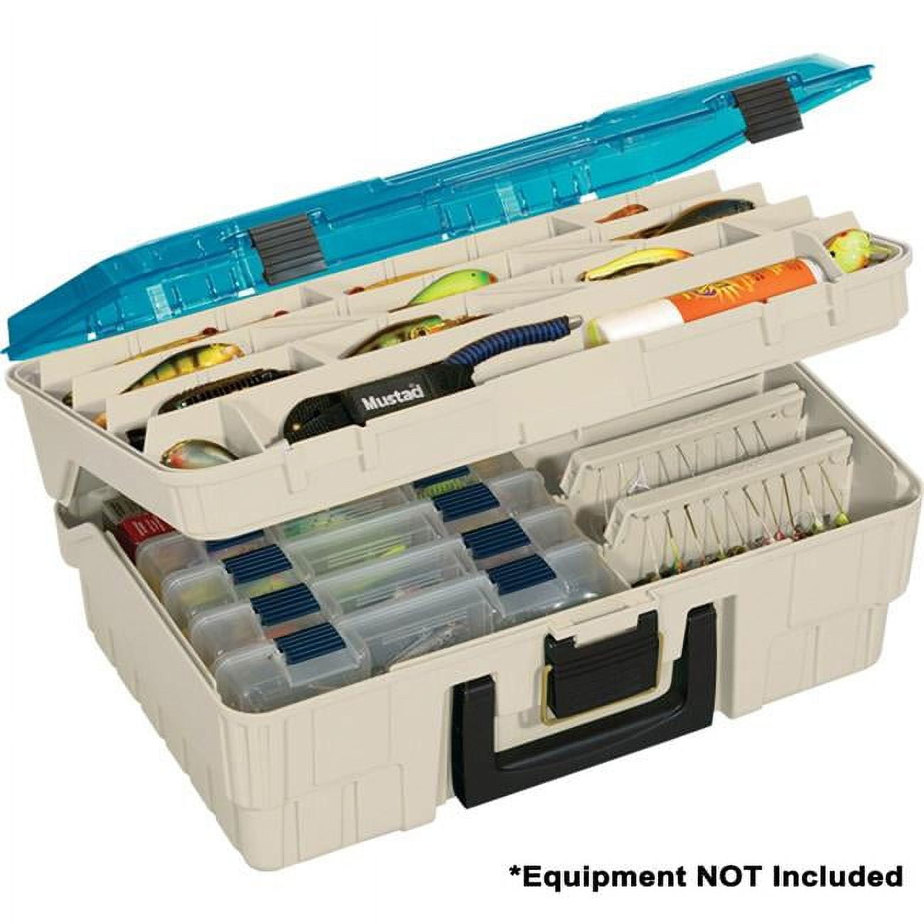 Plano Two Level Magnum 3500 Tackle Storage Box, Beige/Blue - Walmart.com