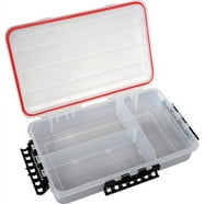 Plano ProLatch Stowaway Large Clear Organizer Tackle Box, Large, Clear ...
