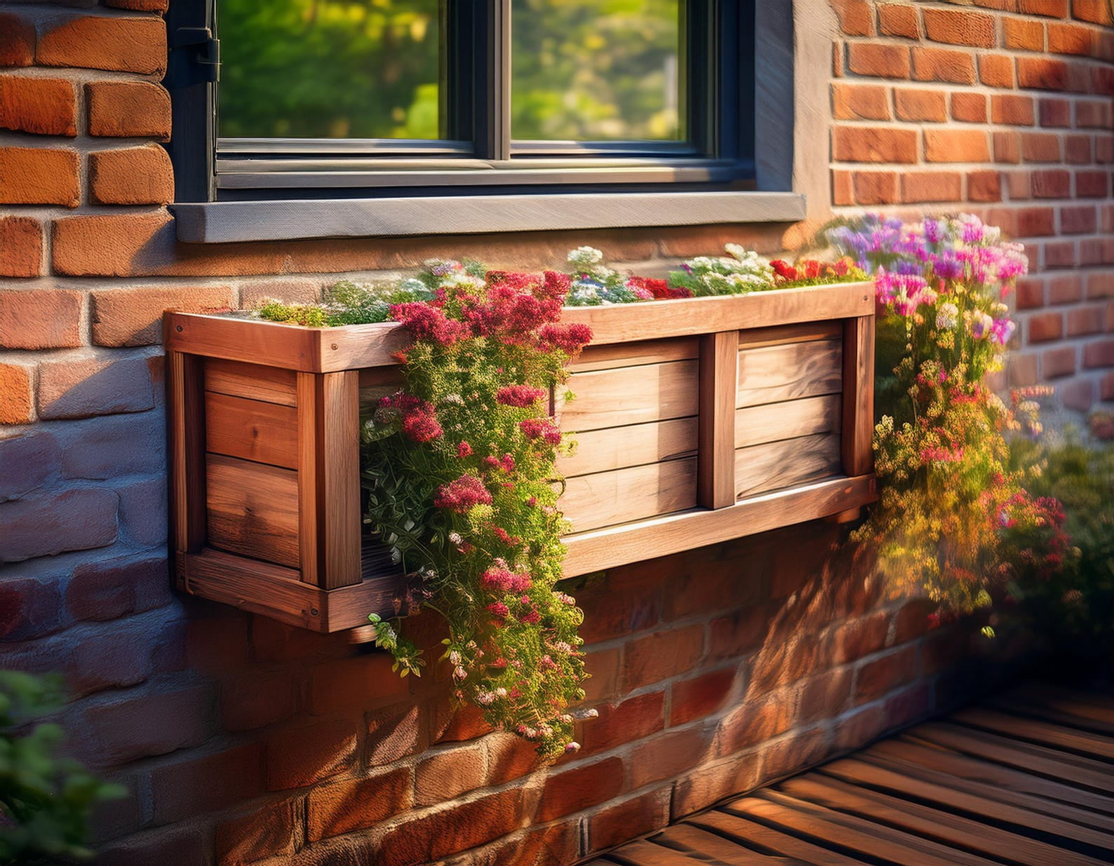 Plans for Wooden Window Box Planter 1.2m × 4ft UK Metric Hard Copy ...
