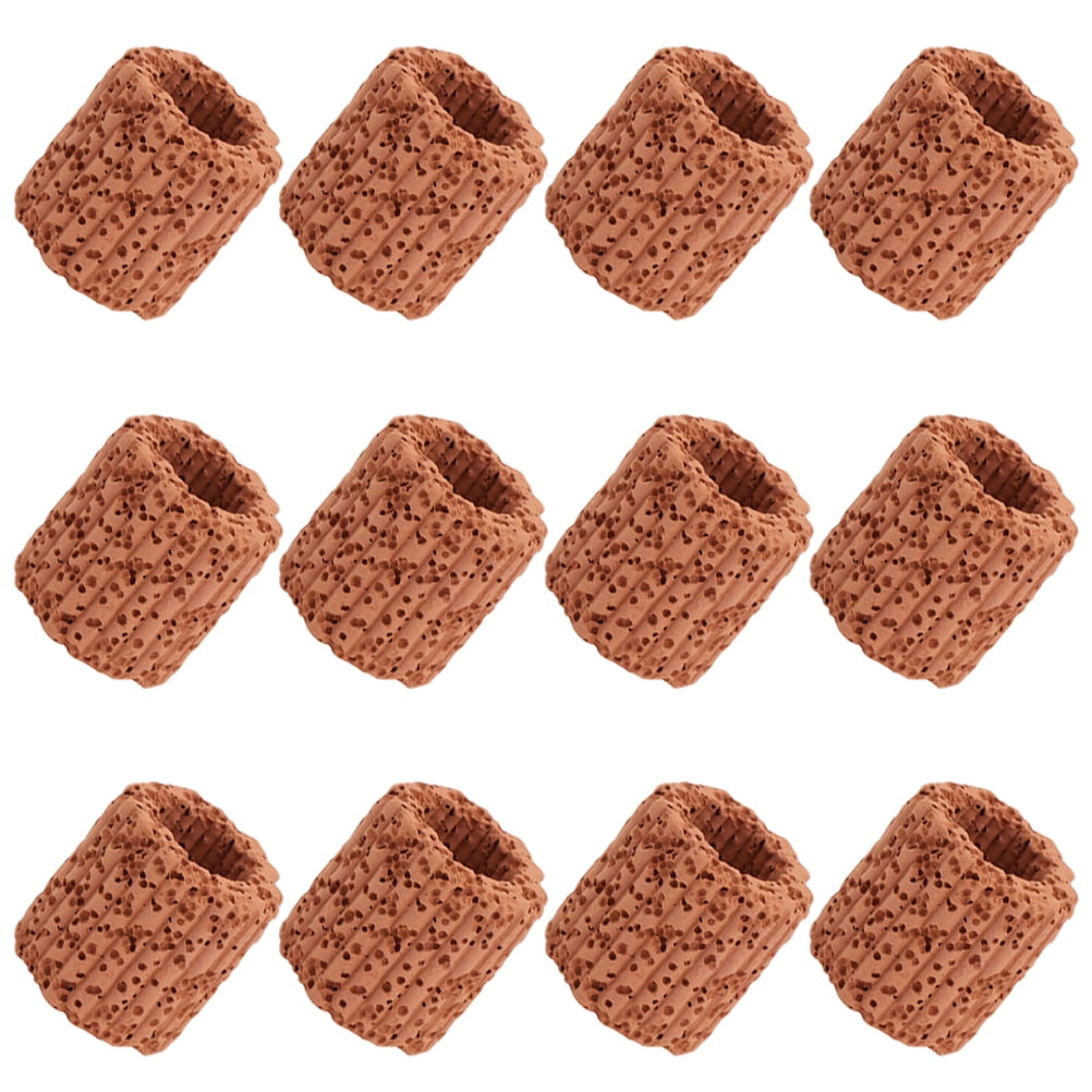 Plant 12 Pcs Fish Tank Holder Aquatic Fixed Aquarium Pot Ring Pottery ...