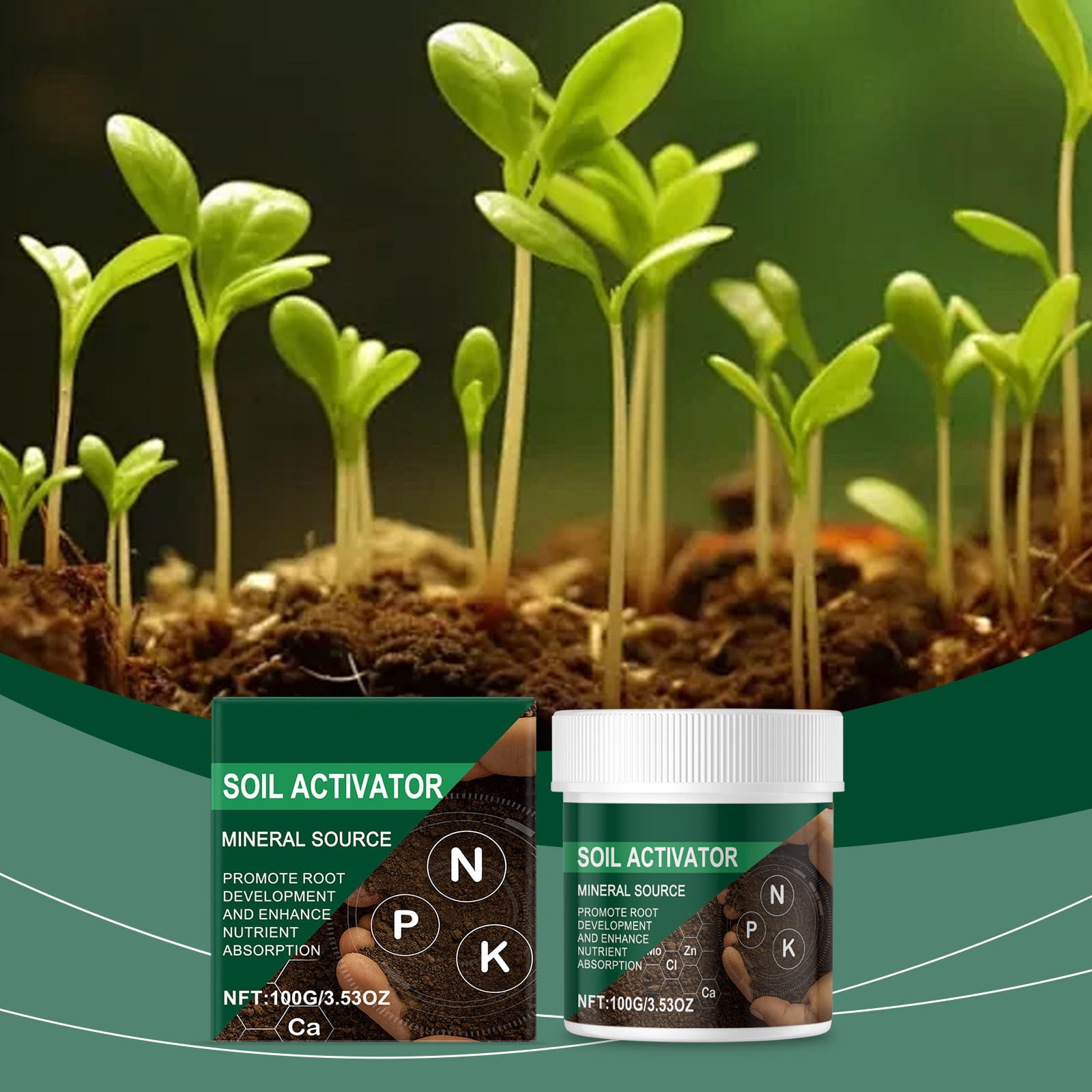 Plant Activator Fertilizer | Natural Growth Booster | Enhances Nutrient Absorption & Health ...