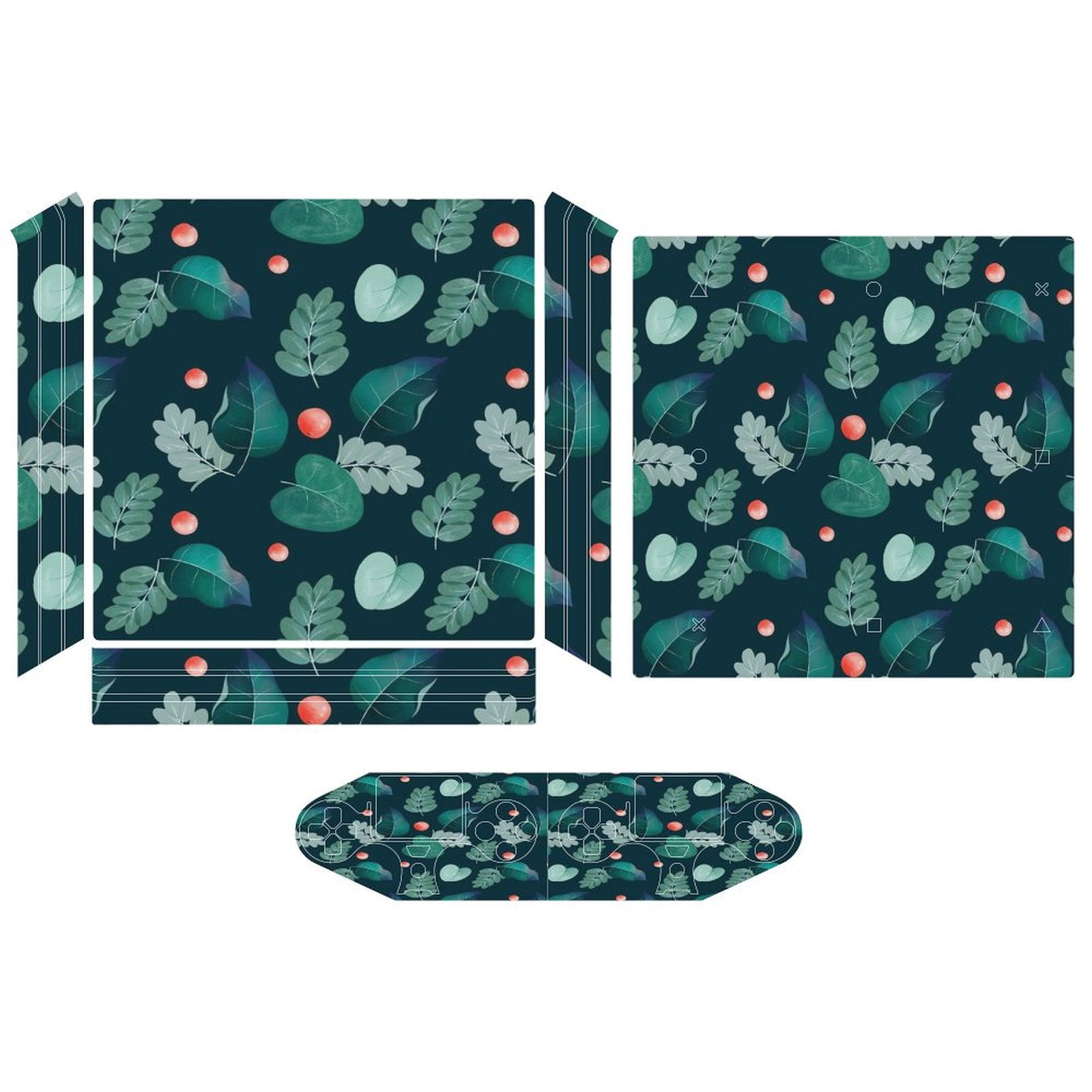 Plant And Apple PS4 Pro/PS4 Slim Skin Sticker For Console And Controller Skins - Walmart.com
