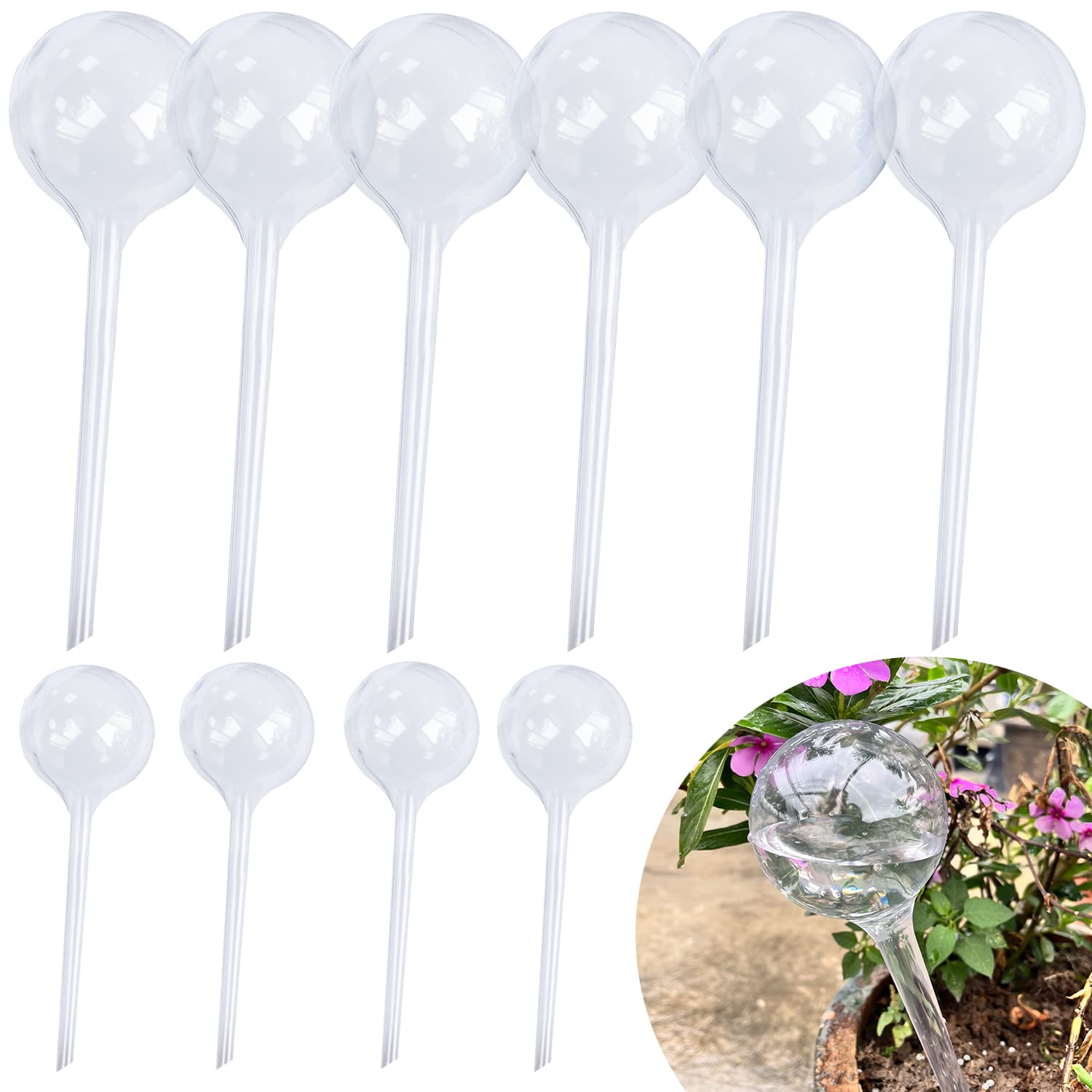 Plant Automatic Watering Devices, JKF25 Clear Plastic Self-Watering ...