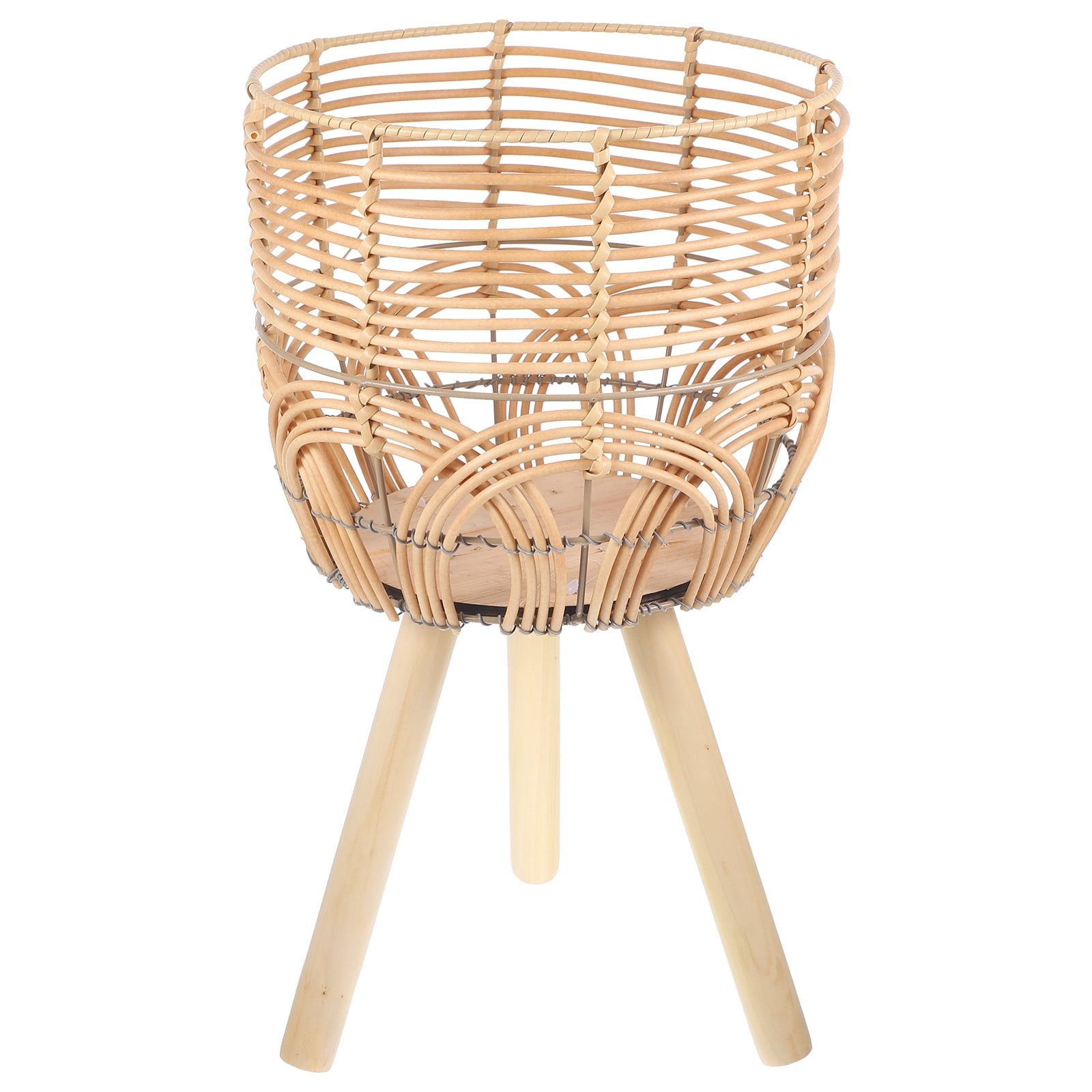 Plant Bamboo Flower Basket Sturdy Pot Stand Practical Storage Rack ...