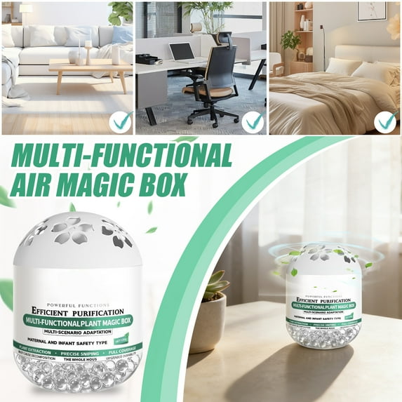 Plant-Based Air Freshener Box – Natural Odor Eliminator for Bedroom ...