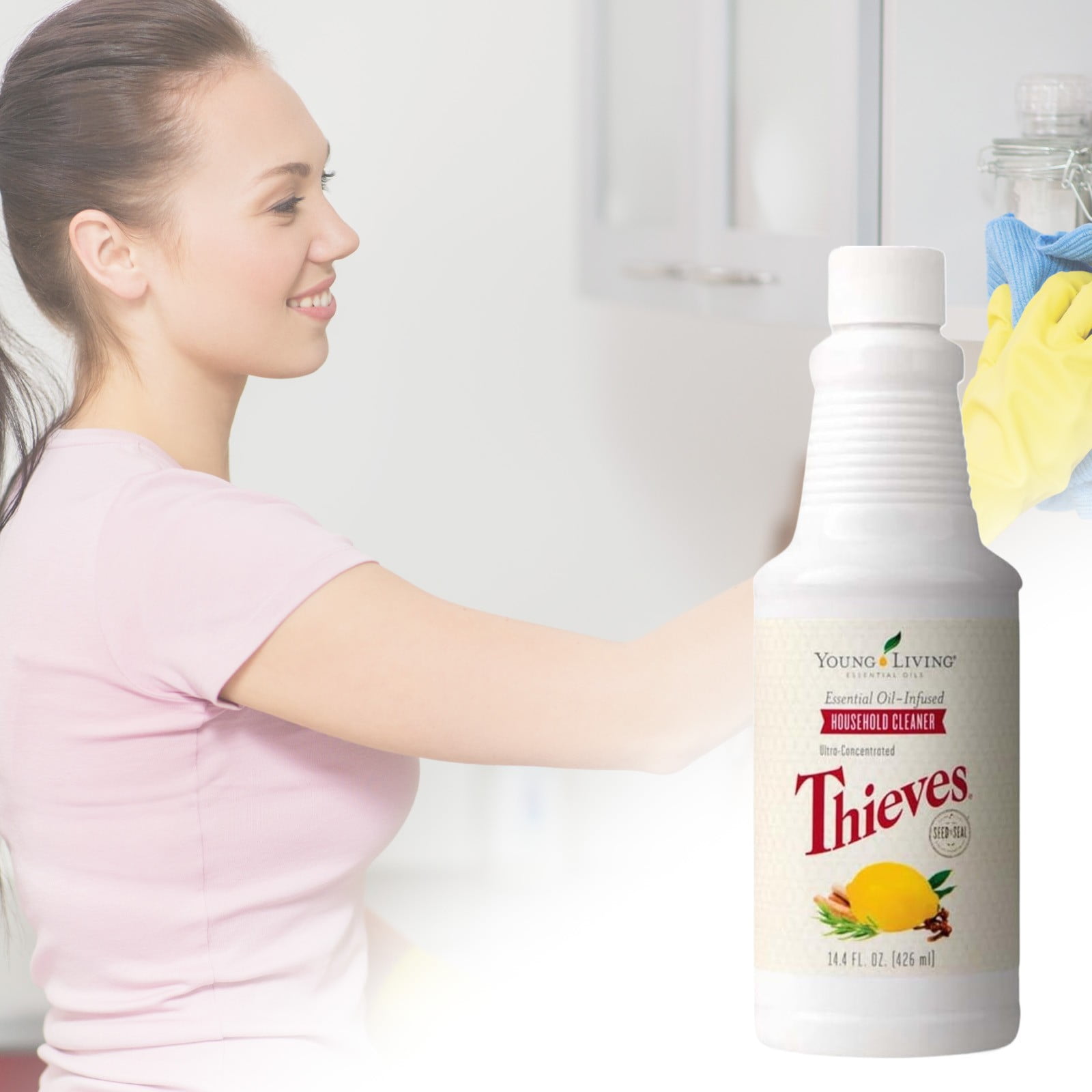 Plant-Based Household Cleaner Multi-Surface Solution – 14.4 Oz ...
