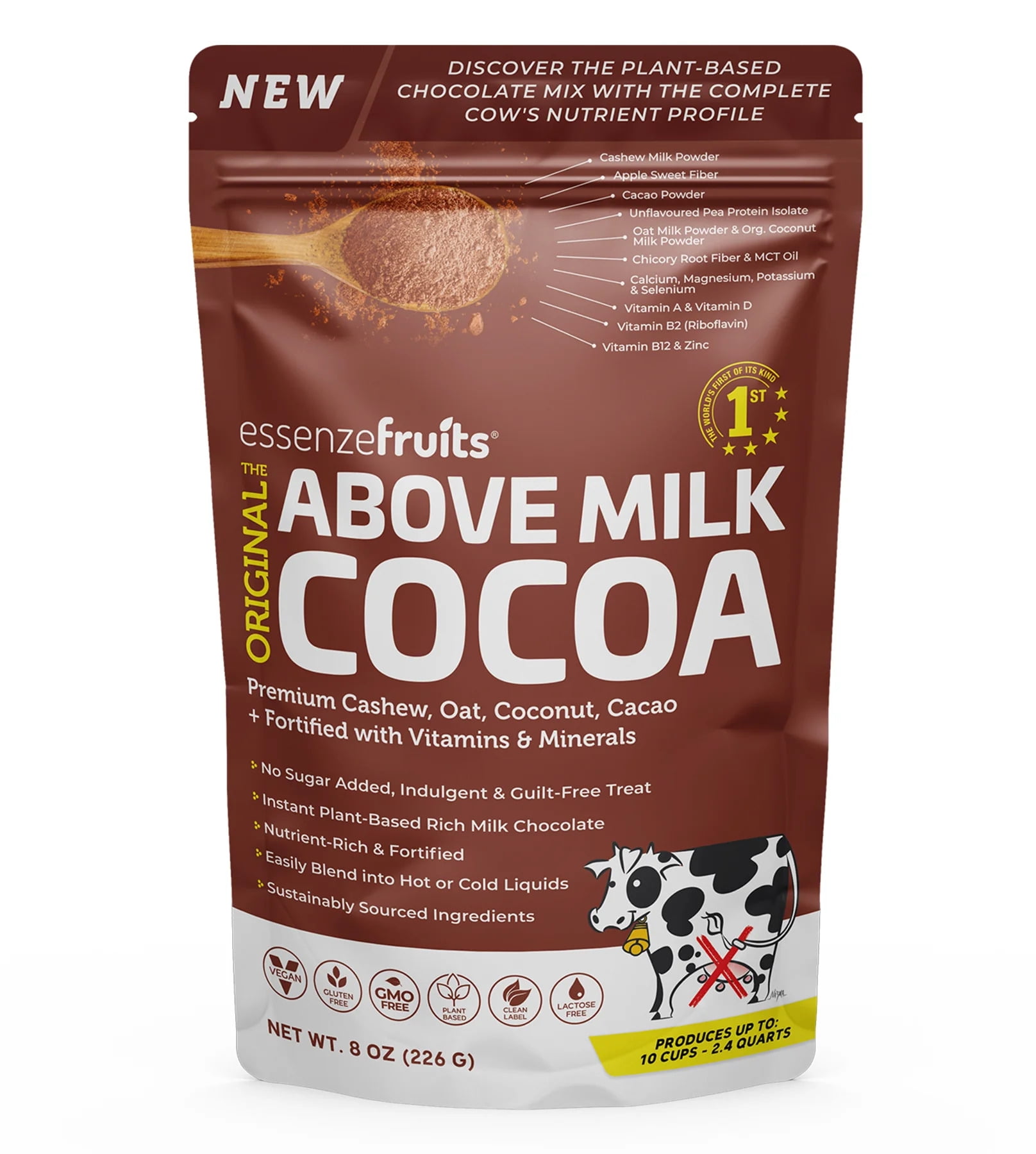 Plant Based Milk Powder Mix & Cocoa Creamer Drink, 8 oz (226 g) | Non ...