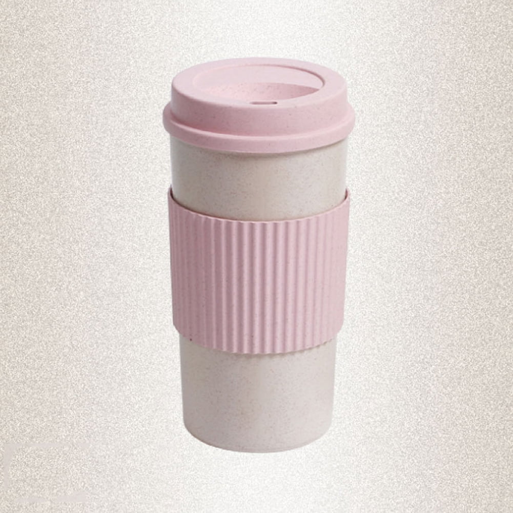 Plant-Based Reusable Coffee Cup with Lid| 18.6oz Portable Travel Mug ...