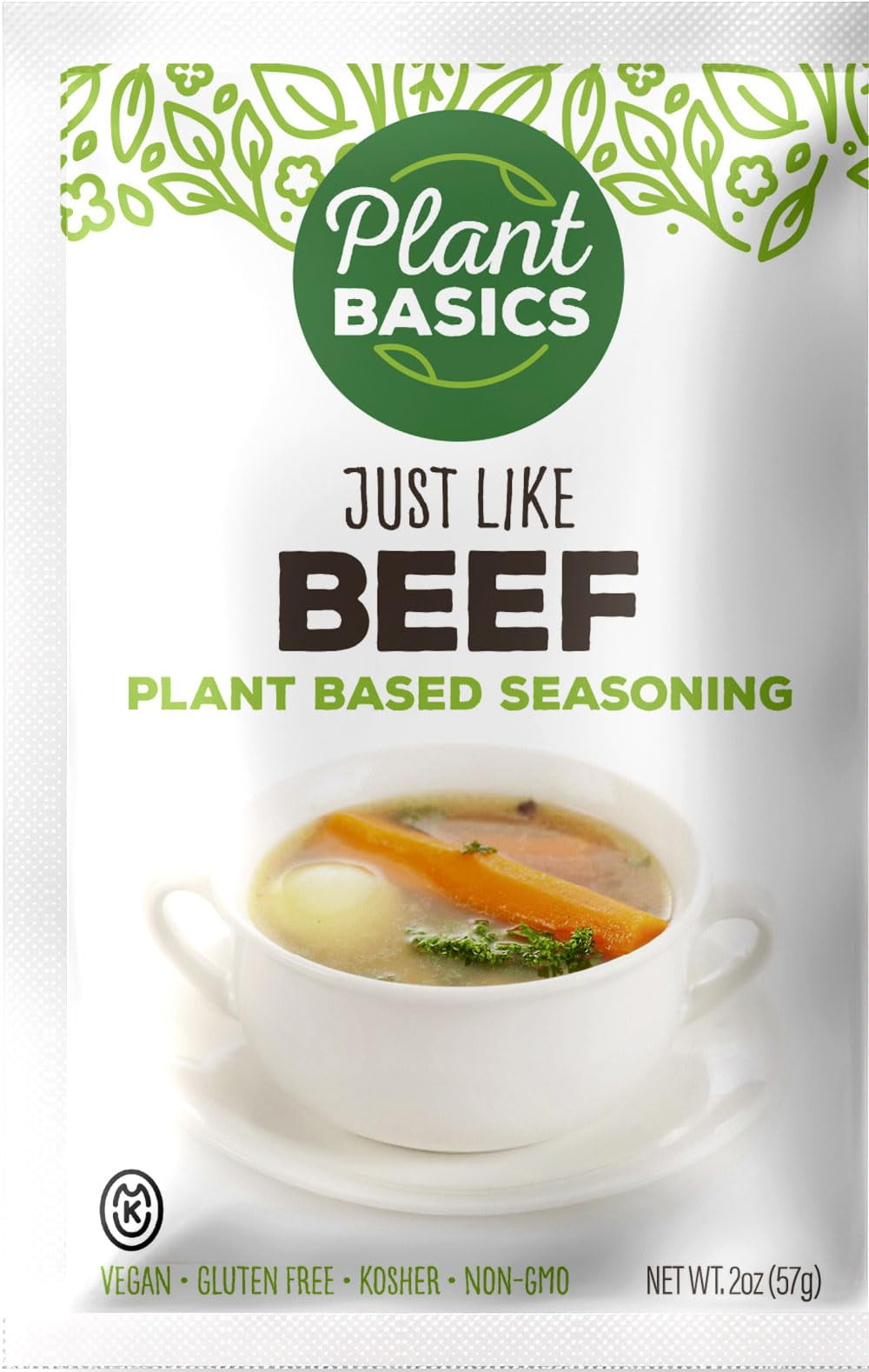 Plant Basics - Plant BCF26 Based Seasoning, Just Like Beef, 2 ounce ...